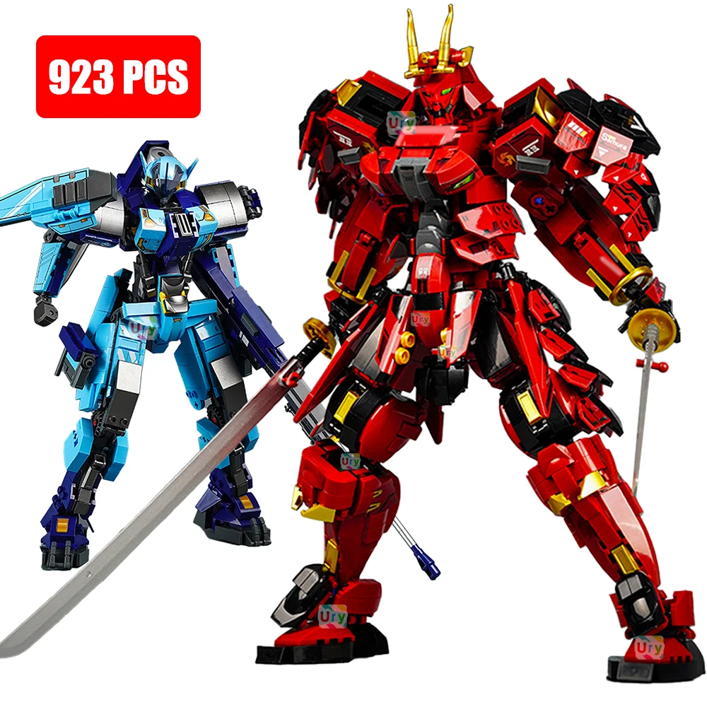 Sluban-Red-Samurai-Model-Building-Blocks-Sets-para-meninos-rob-blindado ...