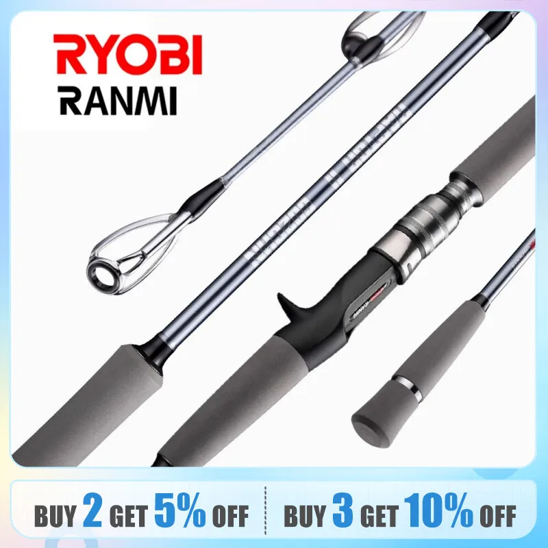 RYOBI-RANMI-RAPTOR-II-Boat-Jigging-Rod-Carbon-Fiber-1-8m-MH-Fast-Action ...