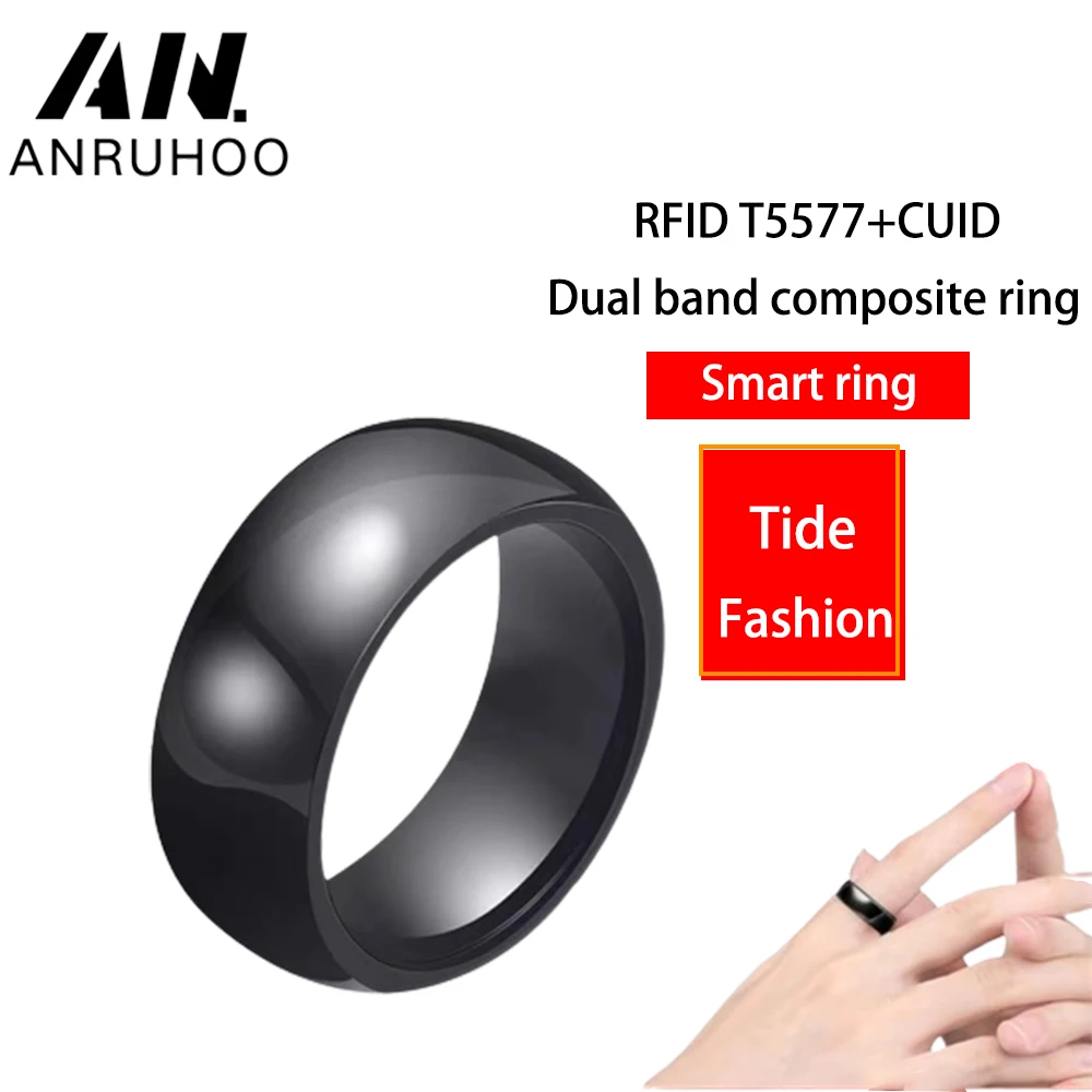 Rfi-Nfc-Smart-Dual-Chip-Waterproof-And-Anti-magnetic-Ring-IDIC-Tag ...