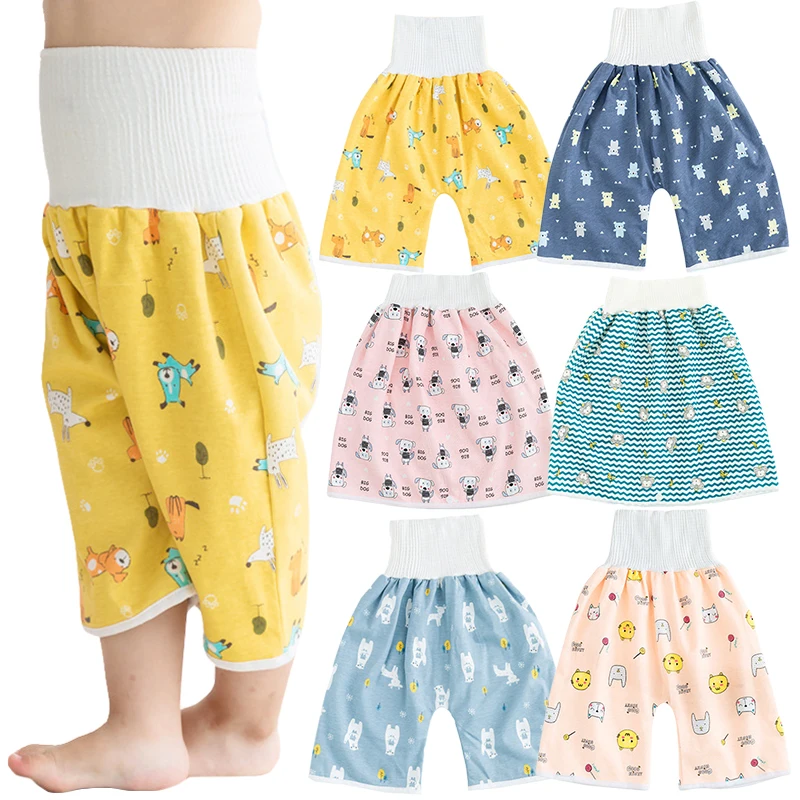 Baby Diaper Pants Waterproof Skirt Cloth Diapers Infant Leak-proof ...