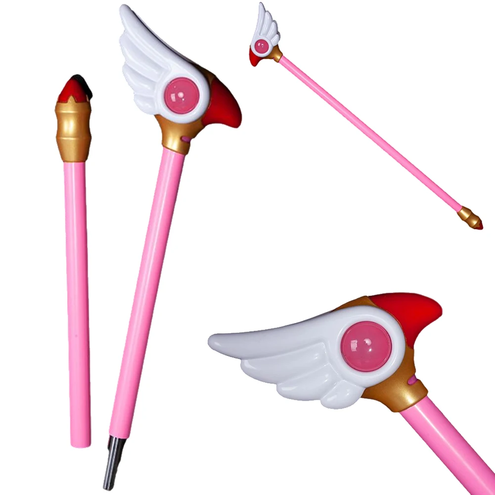 KINOMOTO-SAKURA-Cosplay-varita-m-gica-accesorios-de-disfraz-tarjeta-de ...