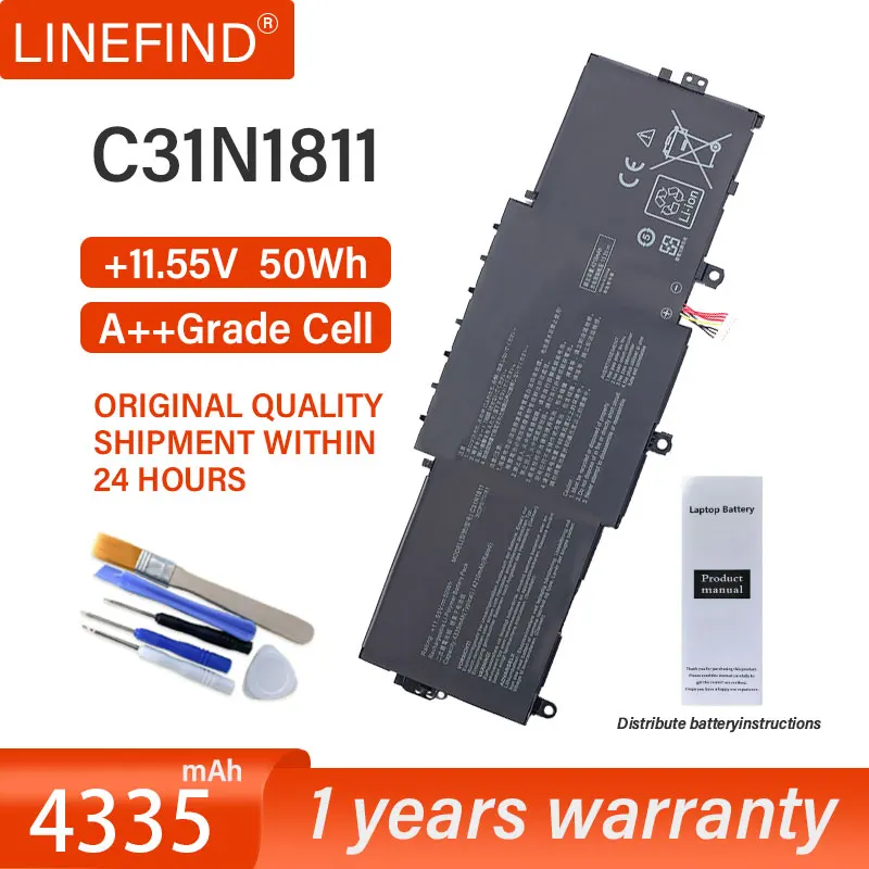 NEW C31N1811 Laptop Battery For ASUS BX433FN UX433FN-2S For ZenBook 14 ...