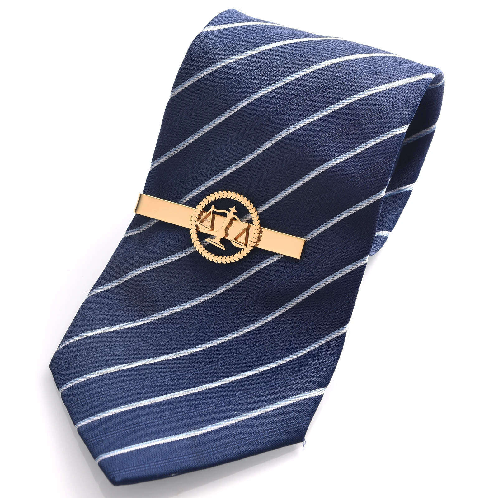 Qi Qi Wu Circle Advocate Lawyer Emblem Stainless Steel Tie Clips ...