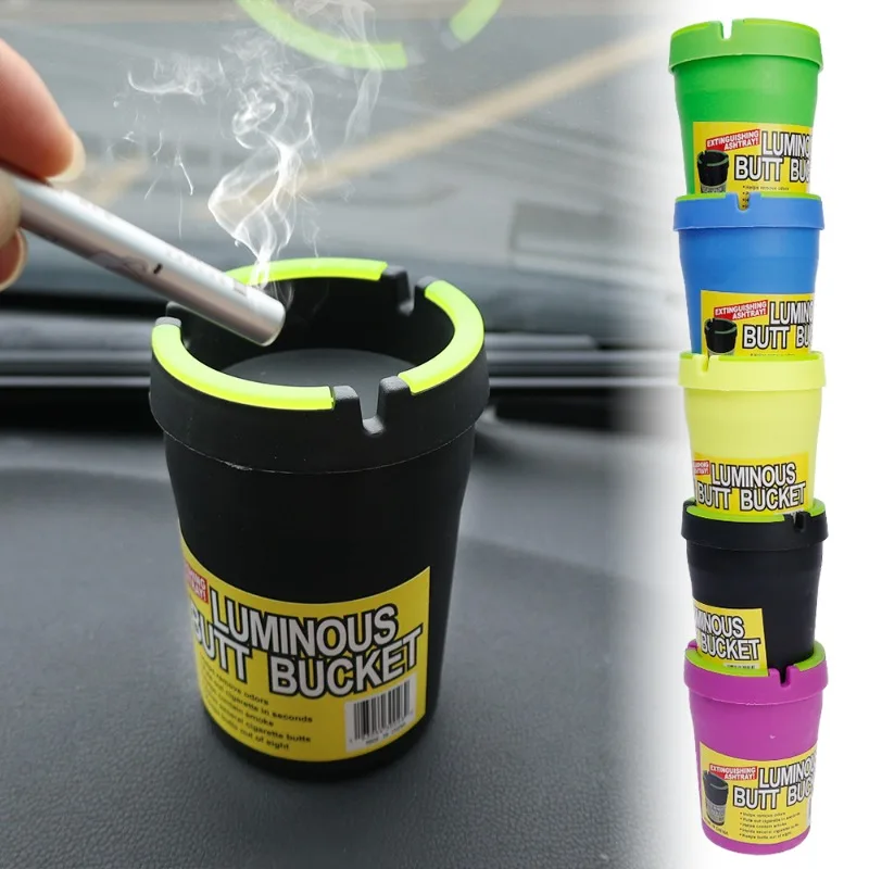 Car Ashtray Large-capacity Double-layer Plastic Ashtray Drop-resistant ...