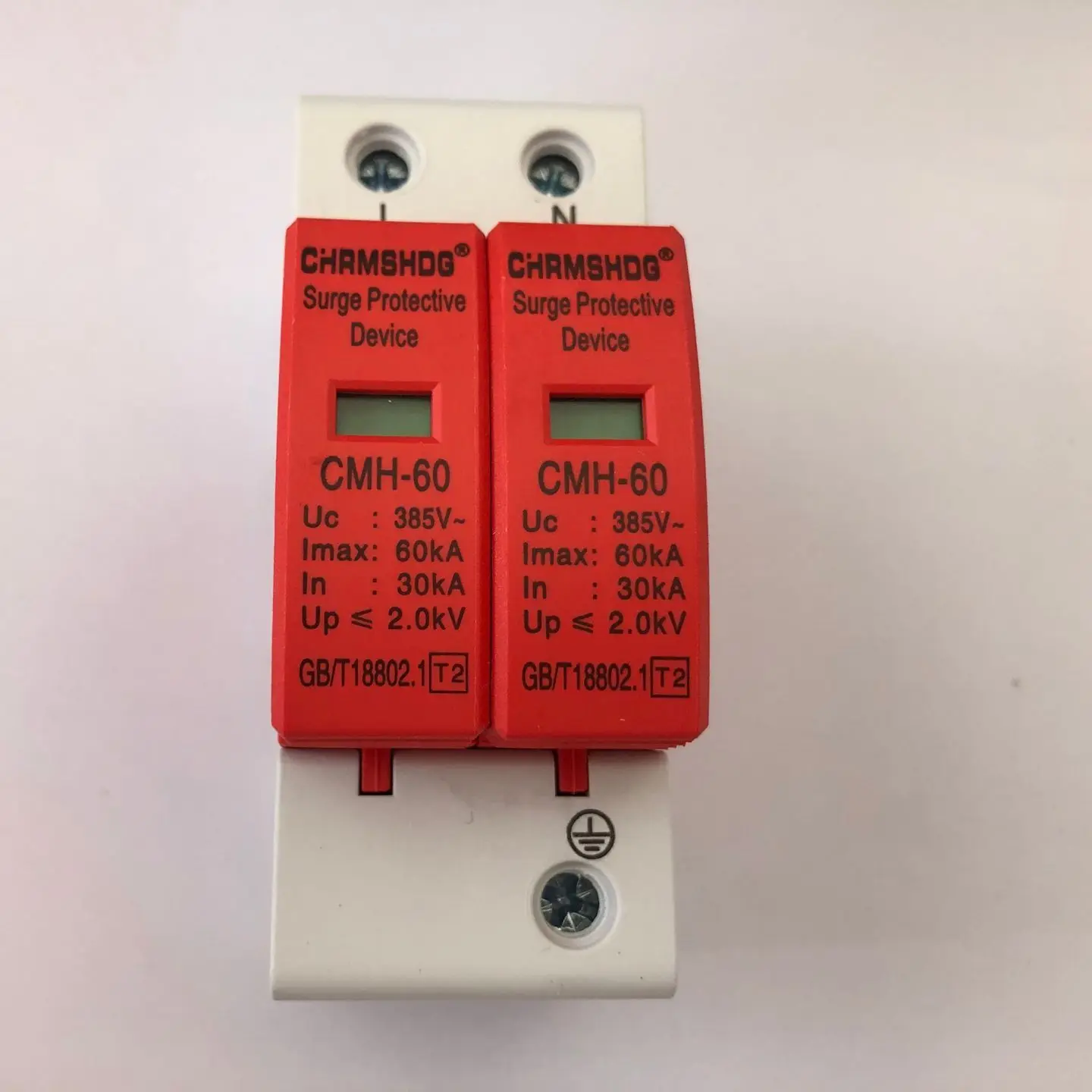 Spd Din Rail Surge Protector Power 2p Lightning Arrester Household 220v ...