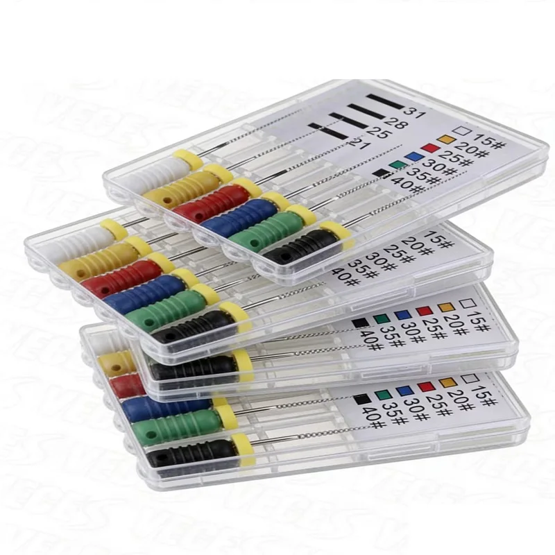 10box K Files Stainless Steel Dental Endodontic Instruments Dental Root ...