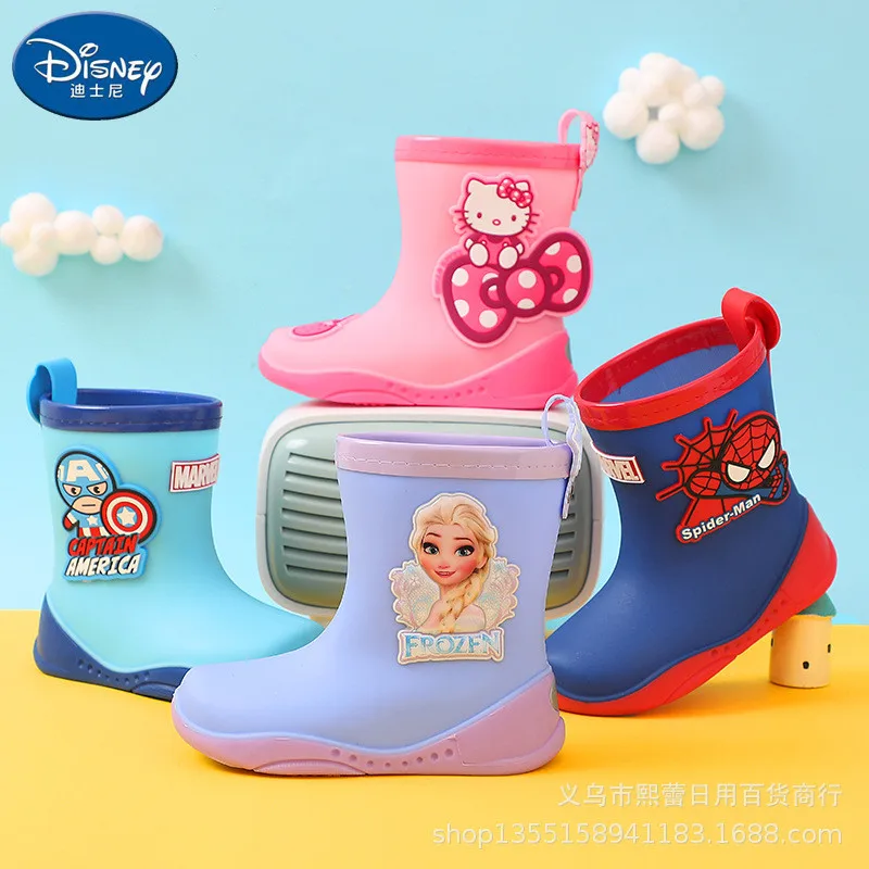 Disney-Frozen-Girls-Rain-Boots-Elsa-Student-Rain-Boots-Children-s ...