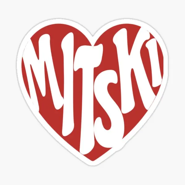 Mitski-Heart-Logo-Classic-T-Shirt-5PCS-Stickers-for-Car-Anime-Bumper ...