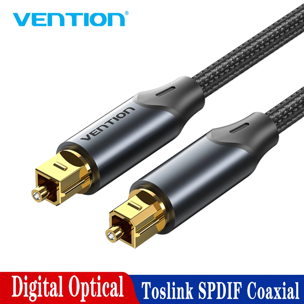 Vention Digital Optical Audio Cable Toslink SPDIF Coaxial Cable 1m 2m ...