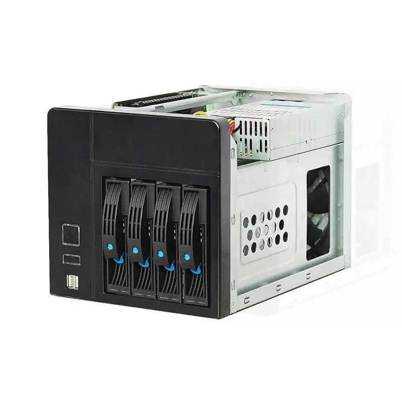 Mini-ITX-Chassis-Storage-Server-Case-4-Disk-nas-Chassis-Flex-Power-USB ...