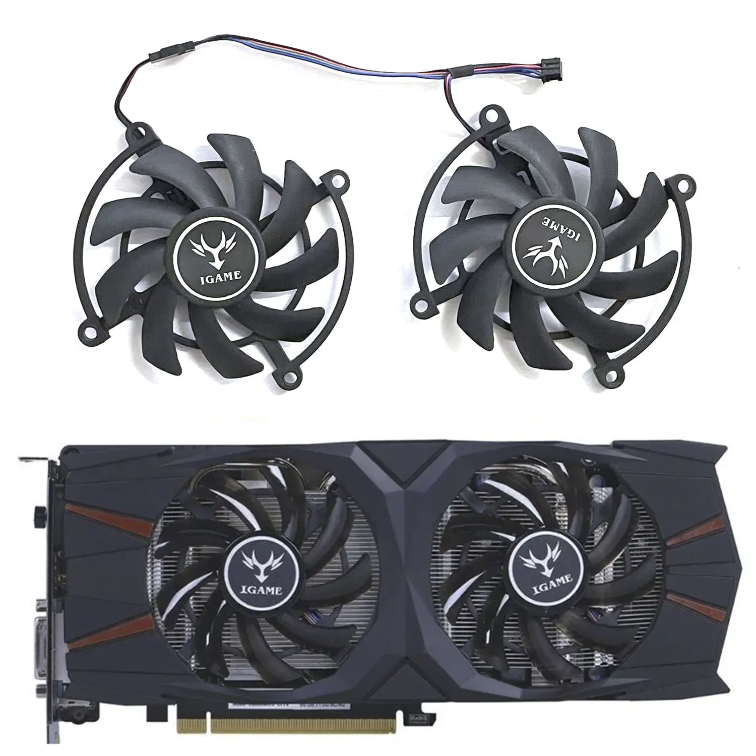 Brand-new-2FAN-4PIN-85MM-iGame-GTX-1060-1070-GPU-fan-suitable-for ...