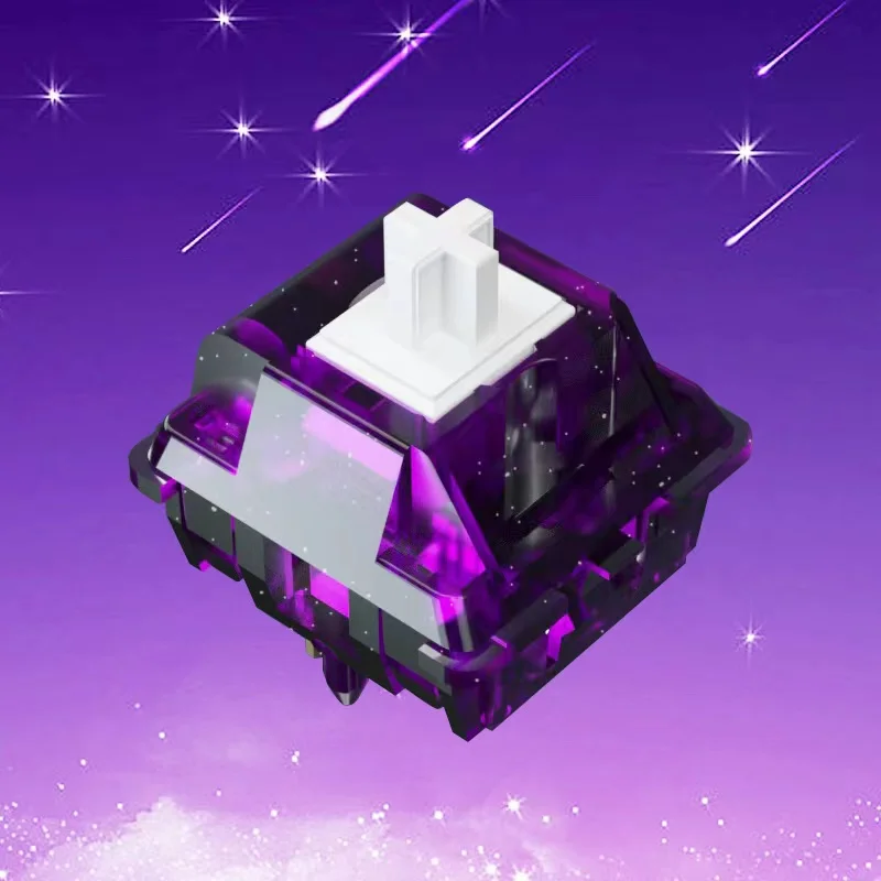 Nebula-Purple-Switch-62g-Linear-5pin-SMD-RGB-MX-Stem-Switches-Nylon-LY ...