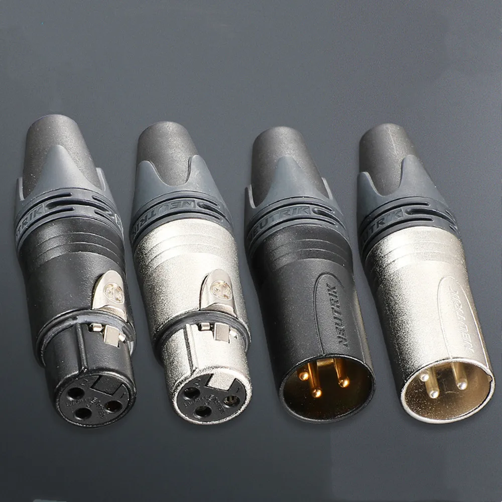 NEUTRIK-Three-Pin-Connector-XLR-Plug-NC3MXX-Male-head-and-NC3FXX-Female ...