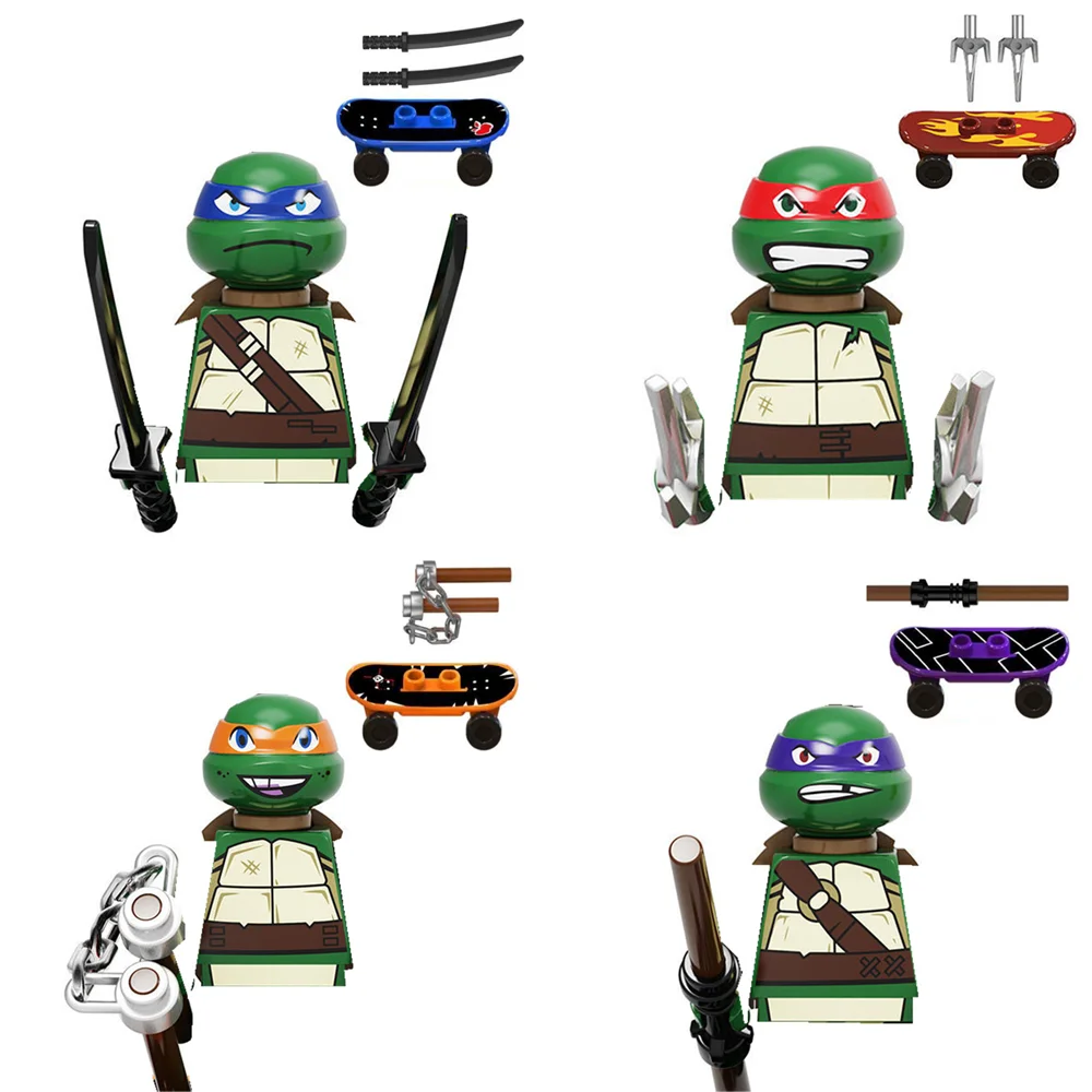 Lego Ninja Turtles Minifigures