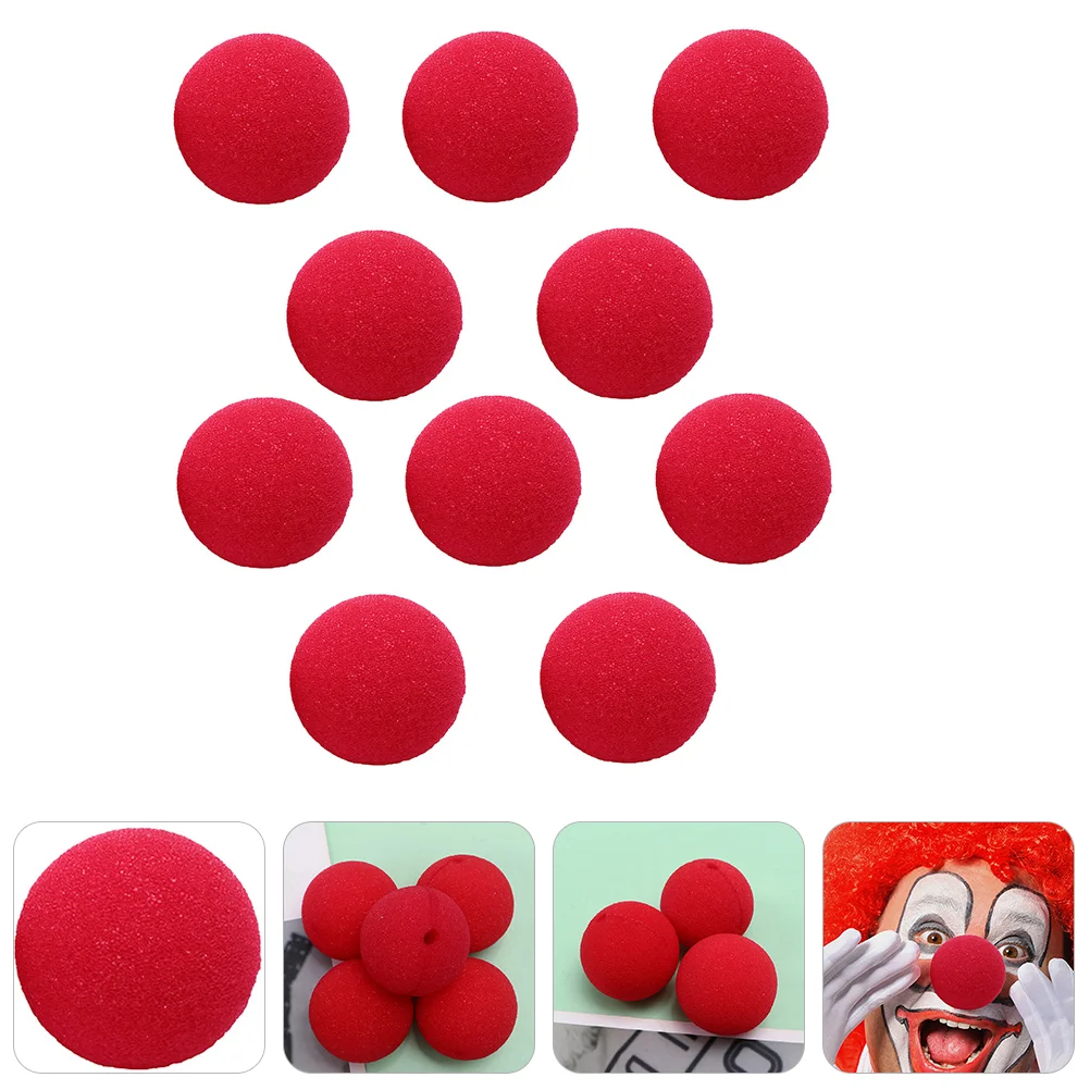 10Pcs-Red-Clown-Noses-Novelty-Sponge-Clown-Noses-Nose-for-New-Year ...