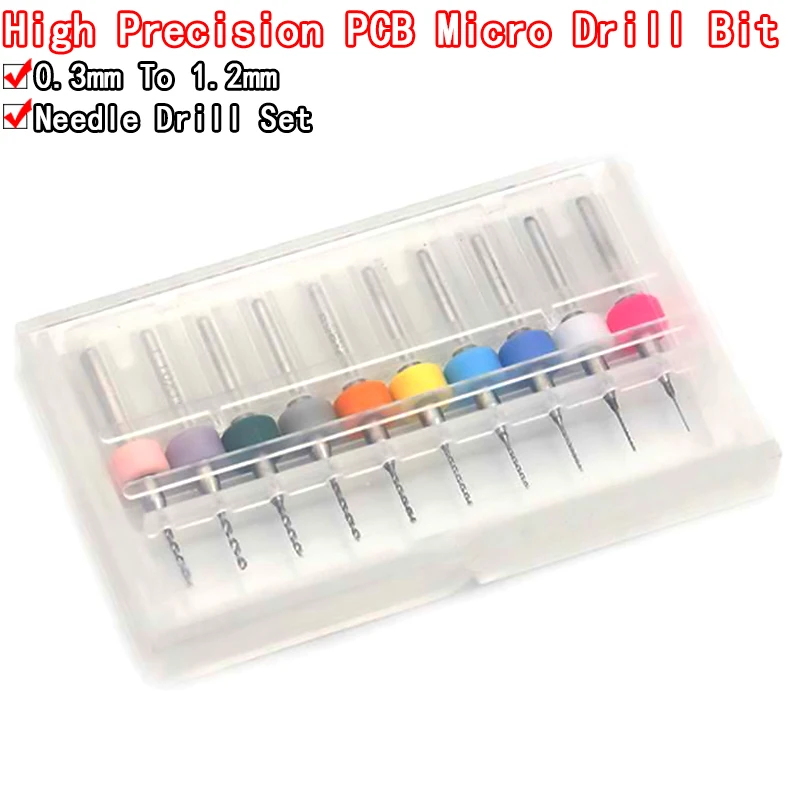 10pcs-0-3mm-to-1-2mm-PCB-mini-drill-Bit-tungsten-steel-carbide-for ...