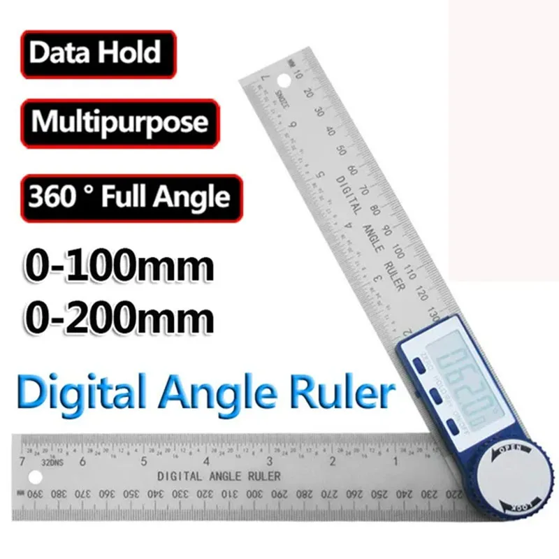 100mm-200mm-Digital-Angle-Meter-360-Electronic-Angle-Measuring ...