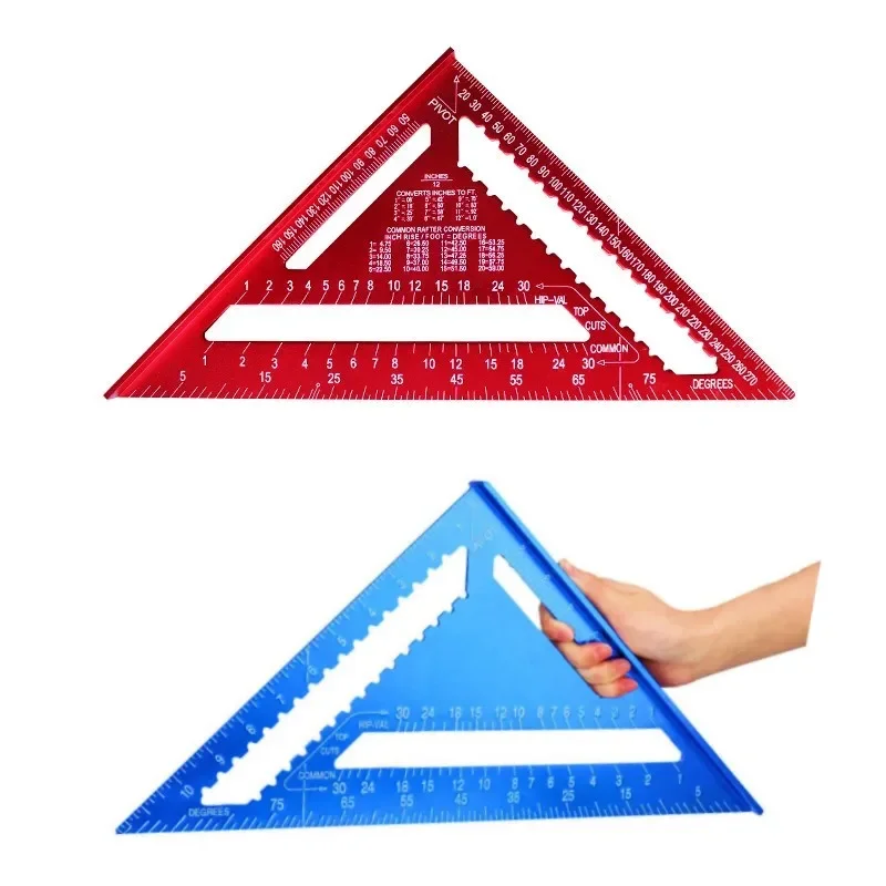 7-Aluminum-Alloy-Triangle-Ruler-Gauges-Speed-Protractor-Miter-for ...
