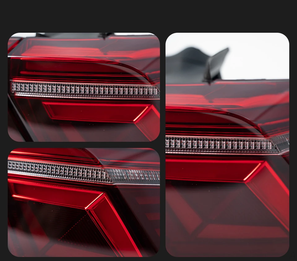 Car Lights for VW Tiguan Led Tail Light 2017-2021 New Tiguan Rear lamp ...