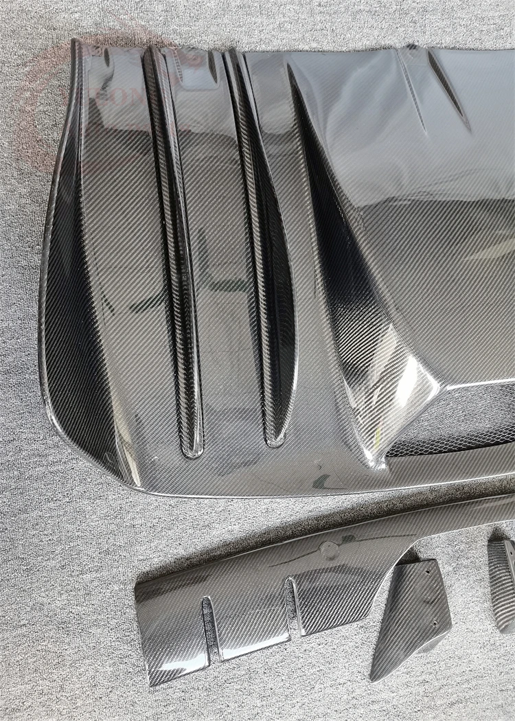 Oem Style F430 3k Real Carbon Fiber Rear Diffuser For Ferra-ri 430 Rear ...