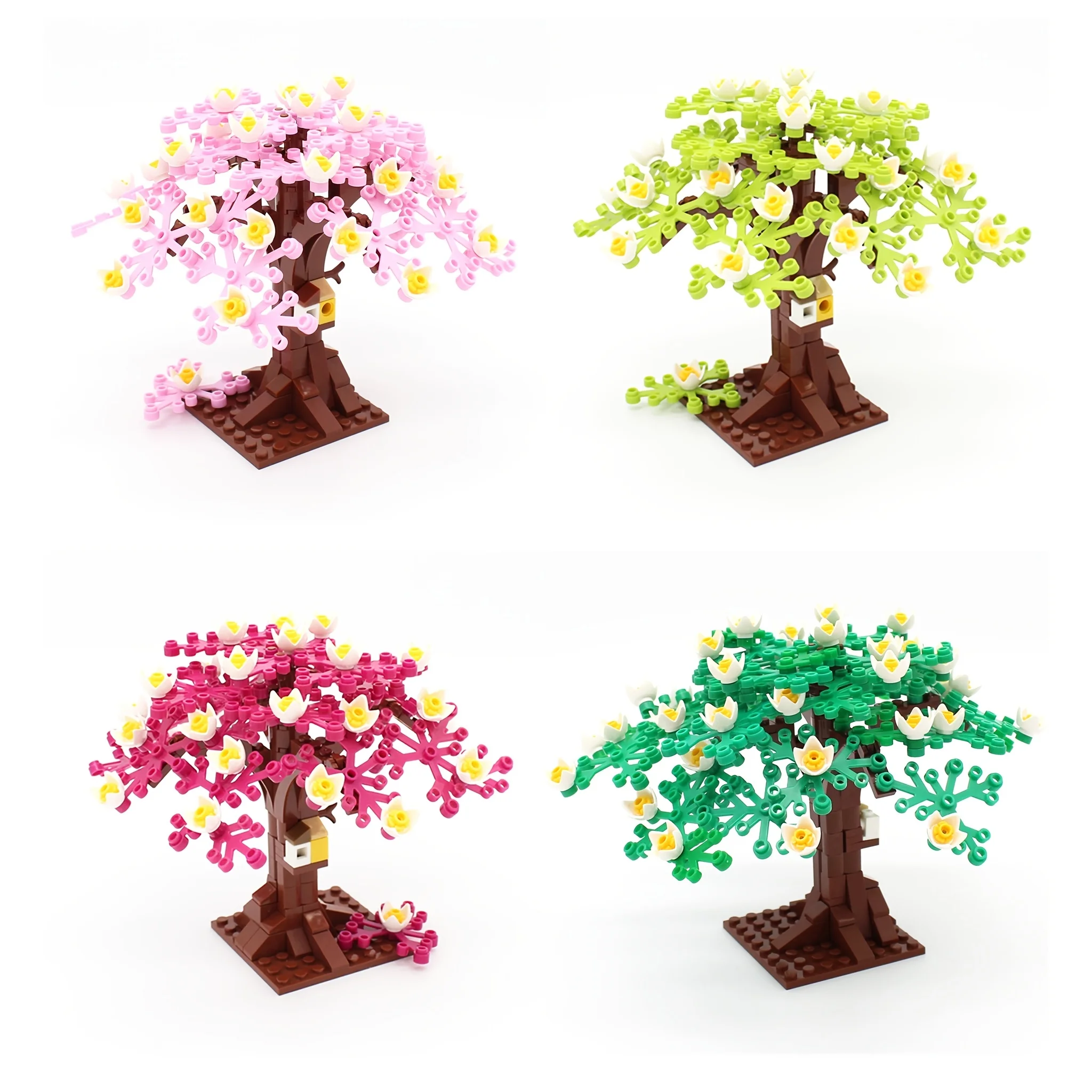1pc-Egg-flower-Begonia-Flower-Trees-Building-Battle-toys-Flower-Tree ...