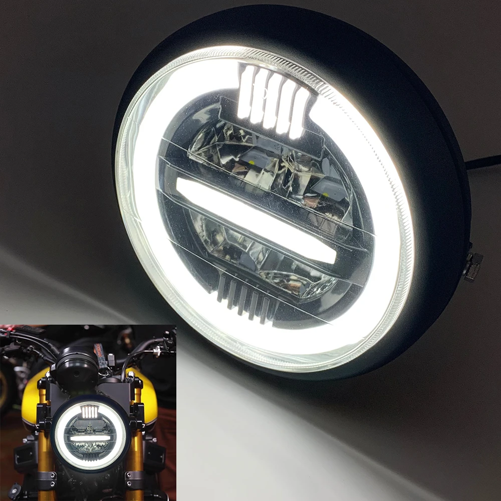 7-5-inch-Motorcycle-Led-Headlight-Universal-Round-Head-Light-for-Harley ...