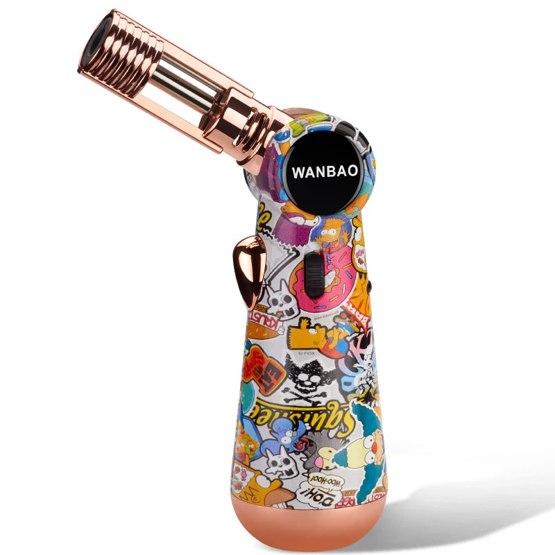 Windproof BBQ Kitchen Cooking Jet Turbine Lighter Torch Gas Lighter ...