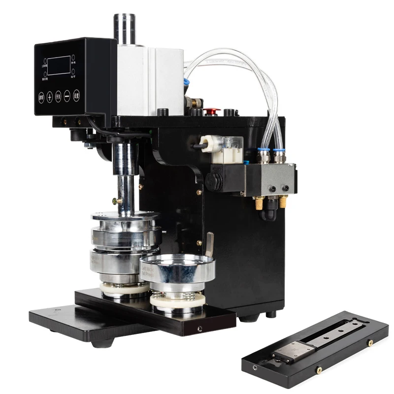 Semi-automatic-Pneumatic-Button-Maker-Manual-Photo-Magnet-Machine ...