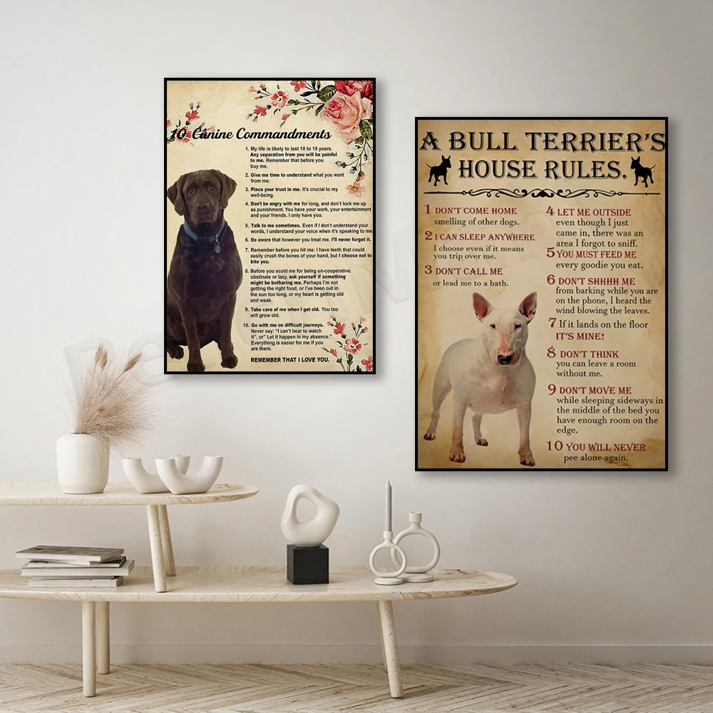 Dog 10 Commandments Poster Online Orders | www.oceanproperty.co.th