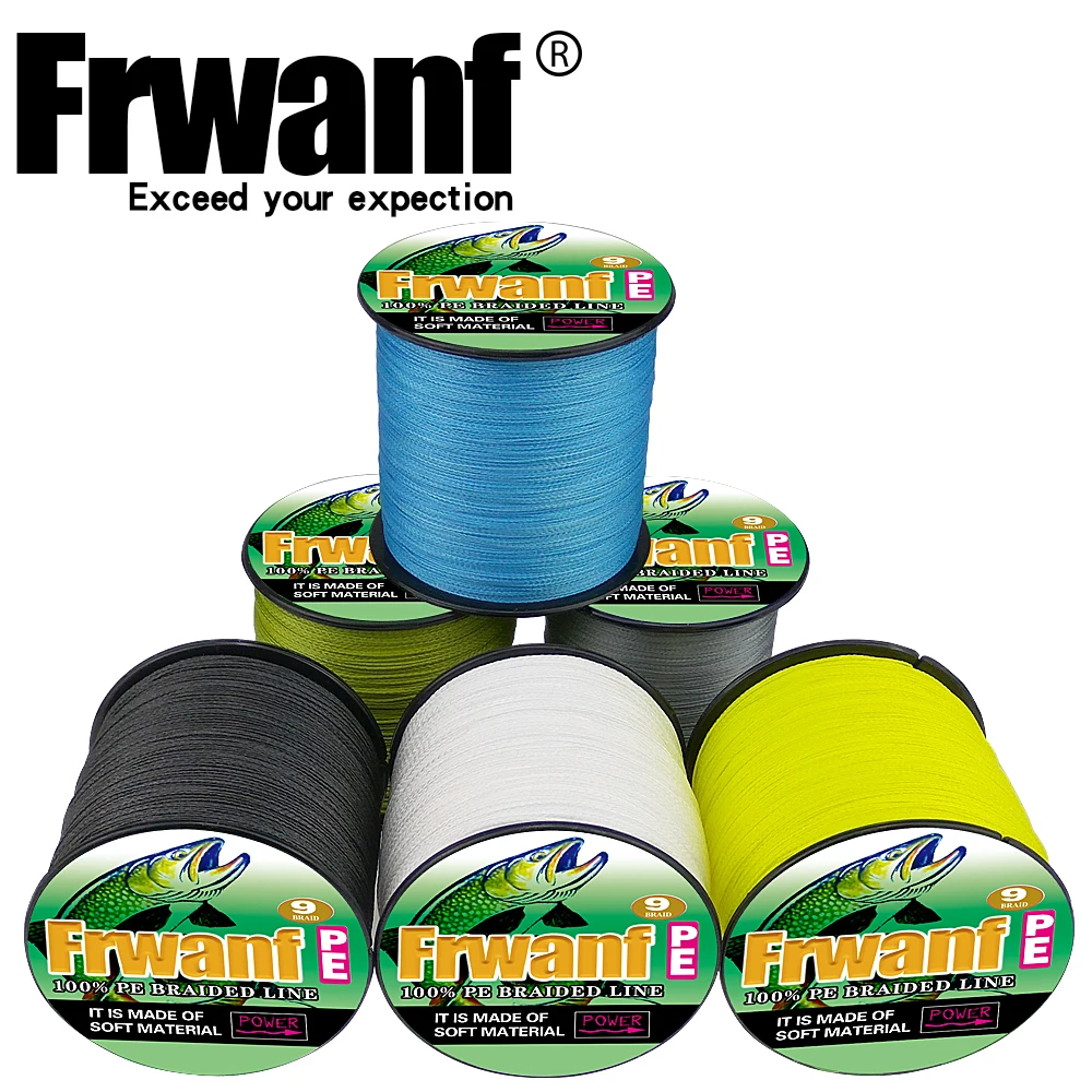 Frwanf-500m-9-Strands-Braided-Fishing-Line-9-Braid-Underwater-Hunting ...