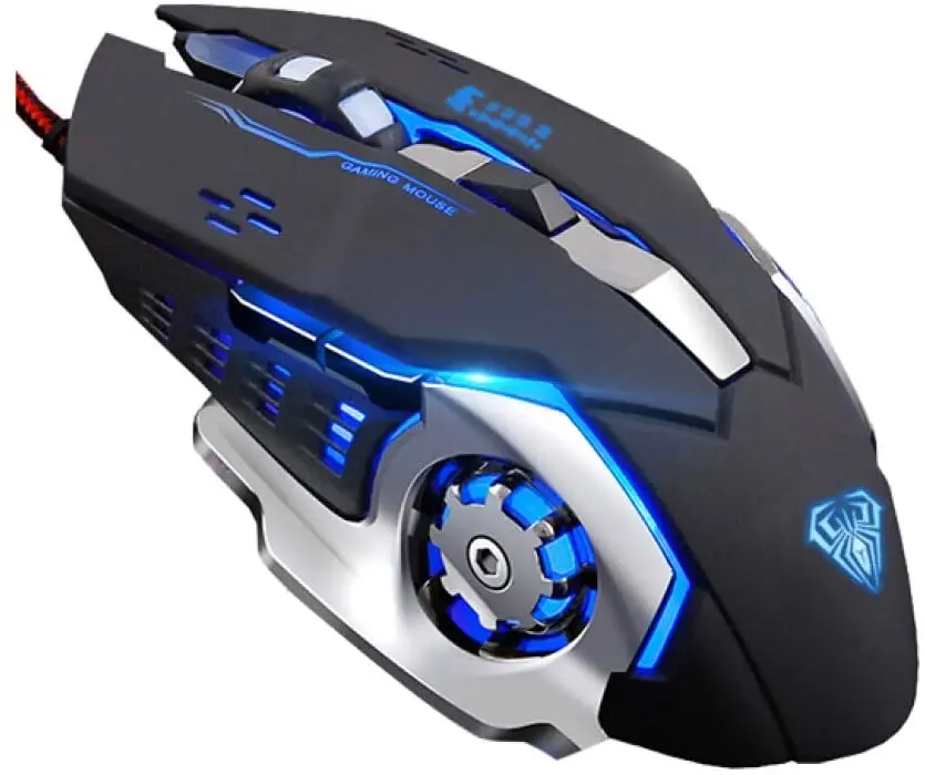 Wired-Gaming-Mouse-6-Programmable-Buttons-Ergonomic-Mice-Colorful-LED ...