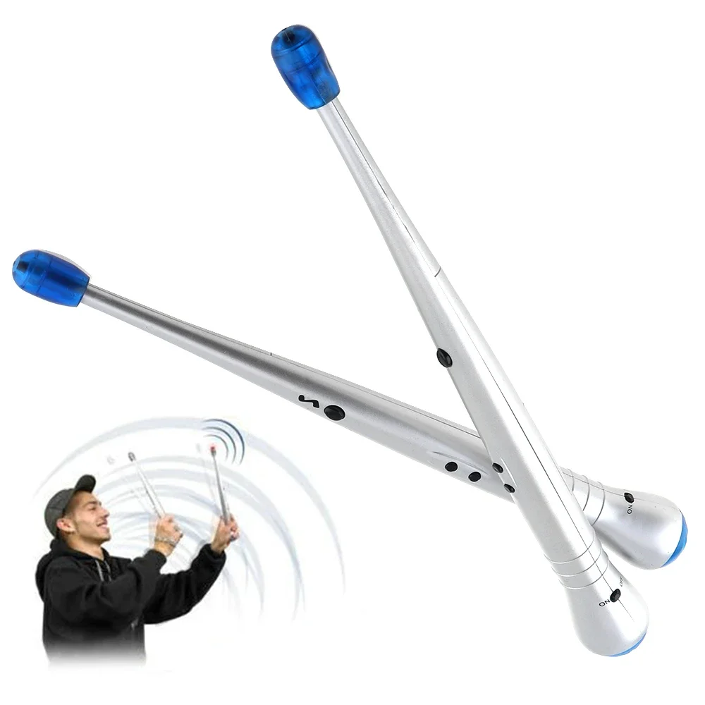 One-Pair-Electronic-Drumsticks-Creative-Drum-Sticks-Crash-Snare-Sounds ...