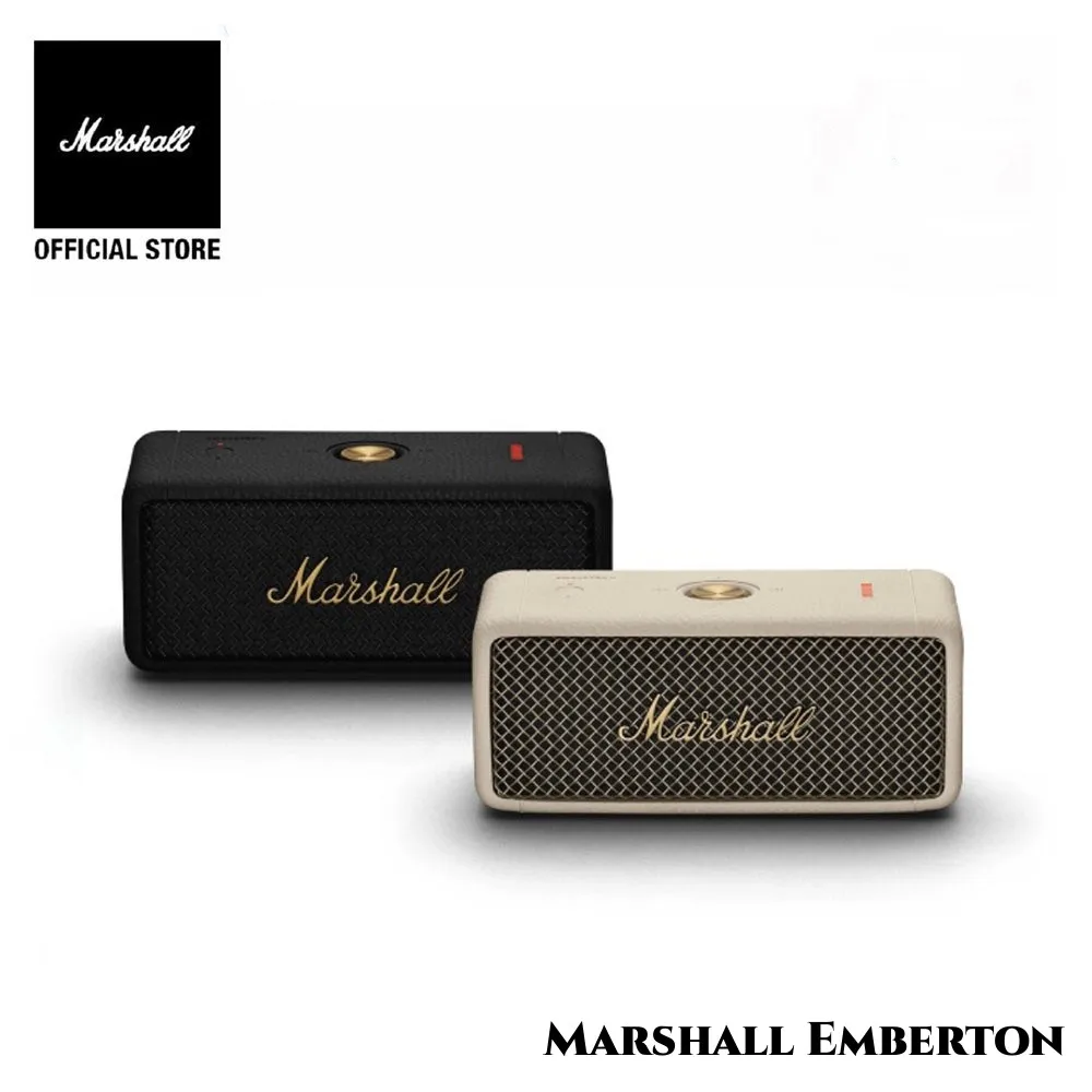 Original-Marshall-Emberton-Bluetooth-Speaker-Outdoor-speakers-retro ...