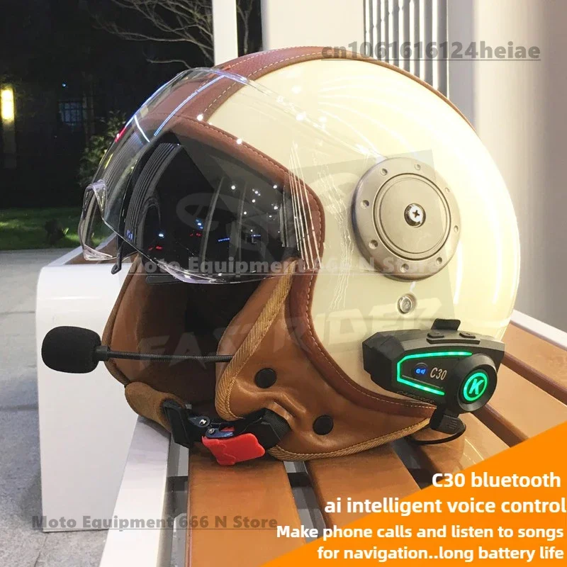 Motorcycle Dual Lens Intelligent Bluetooth Helmet Men's and Women's ...