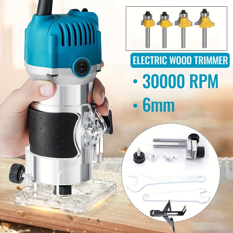 800W-Electric-Wood-Router-Woodworking-Electric-Trimmer-Engraving ...