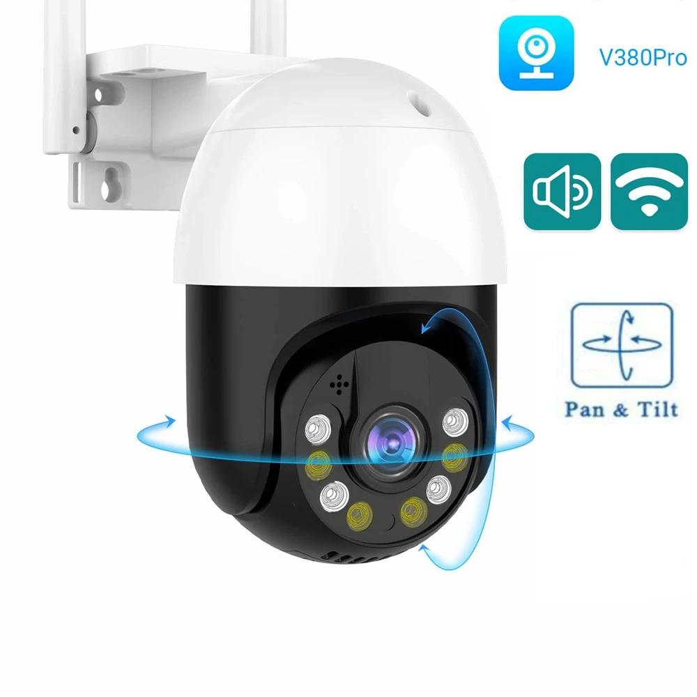 3MP Wireless Home IP Camera Outdoor V380 Pro APP Two Ways Audio WIFI IP ...