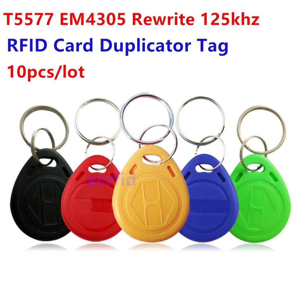 Em4305 T5577 Writable Red Leather Rewritable Tag Copy Duplicate Clone ...