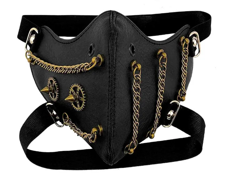 Steampunk Cosplay Mask | Steampunk Punk Masks | Goth Mask Steampunk ...