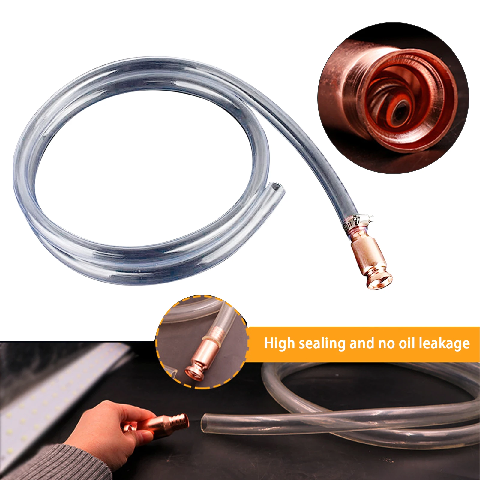 Manual Suction Pipe Gas Siphon Pump Gasoline Fuel Water Shaker Siphon ...