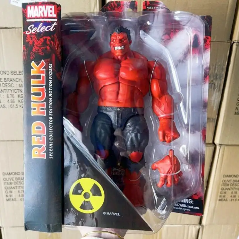 Diamond Select Toys DST Marvel Select Red Hulk 9 pulgadas 23Cm MODELO ...