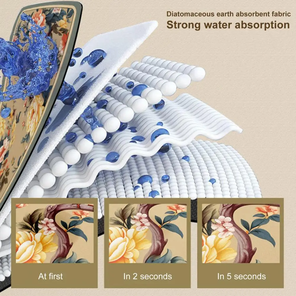 Sous-verre-absorbant-d-eau-pour-la-cuisine-style-chinois-seau-de-th ...