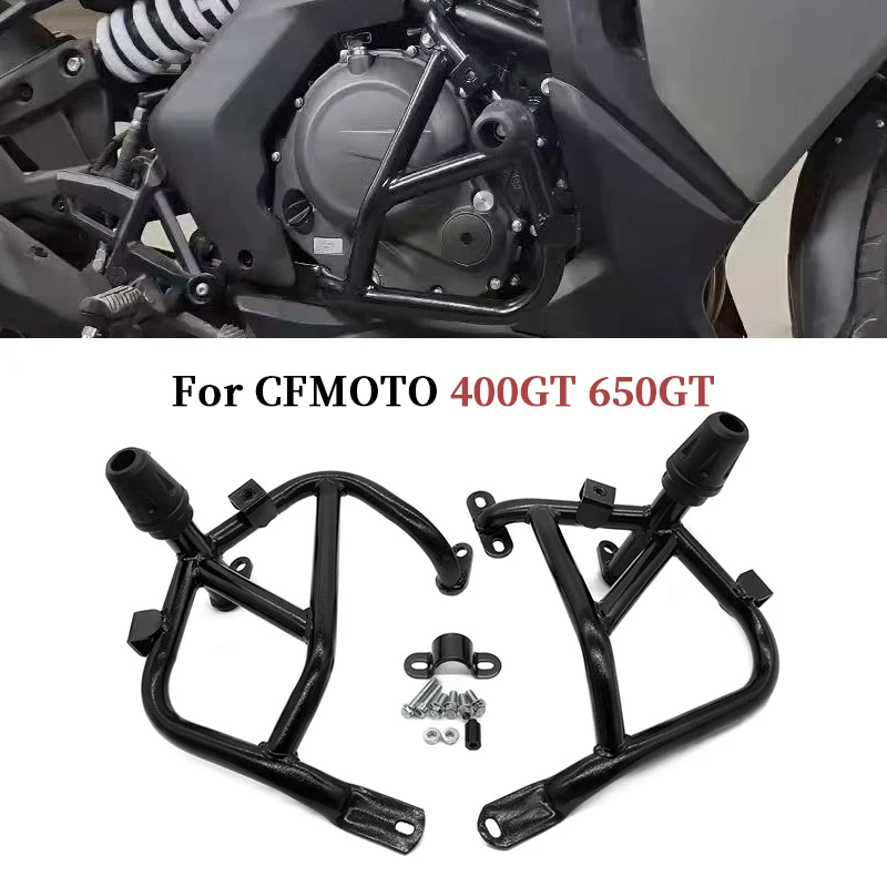 Fit For CFMOTO 400GT 650GT Motorcycle Engine Guard Side Crash Bars ...