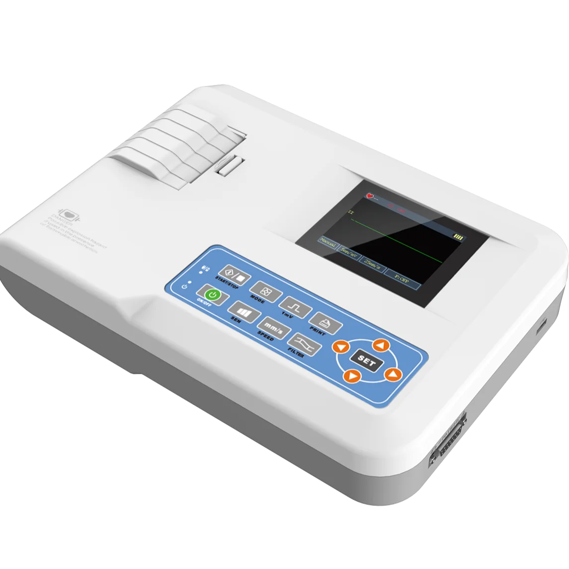 Contec-ECG100G-Color-Screen-Portable-ECG-Machine-EKG-Monitor-single ...