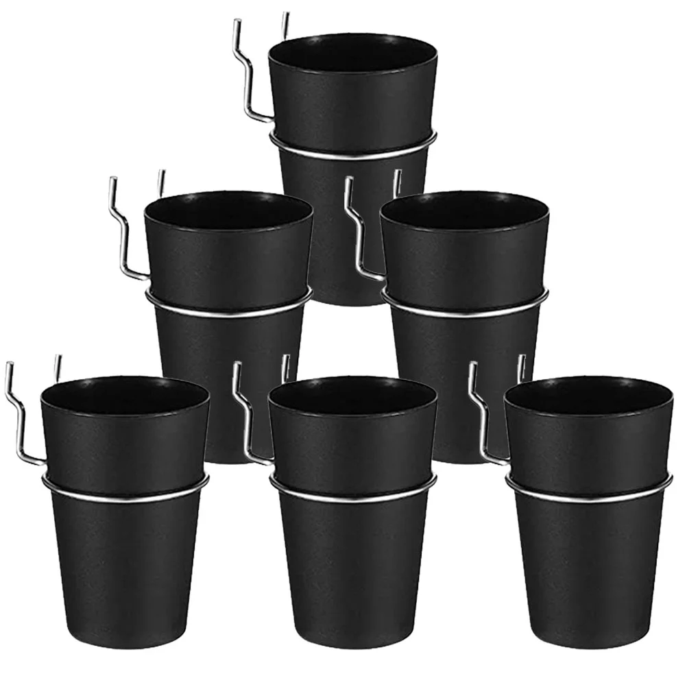 6-Sets-Pegboard-Cup-Holder-Accessories-for-Craft-Room-Hook-Baskets ...