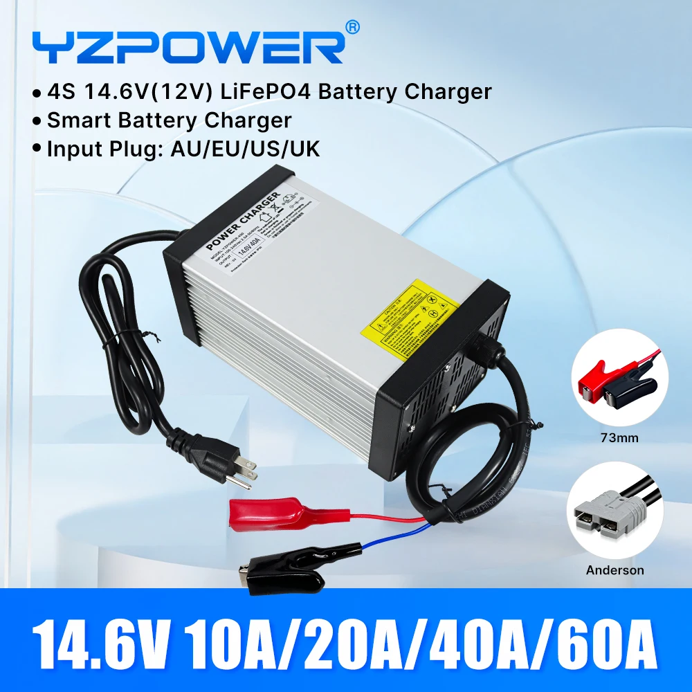 YZPOWER-14-6V-4S-10A20A40A60ALithium-Iron-Battery-Charger-For-12V-Power-Supply-Quick-Fast ...