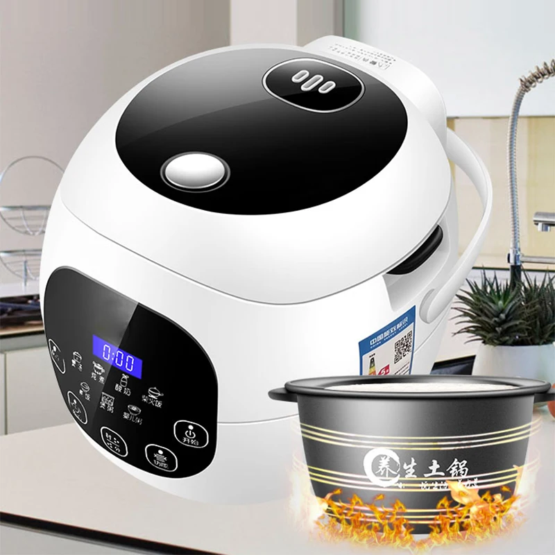 1-8L-Home-Mini-Rice-Cooker-Intelligent-L-Small-Ceramic-Liner-Rice ...