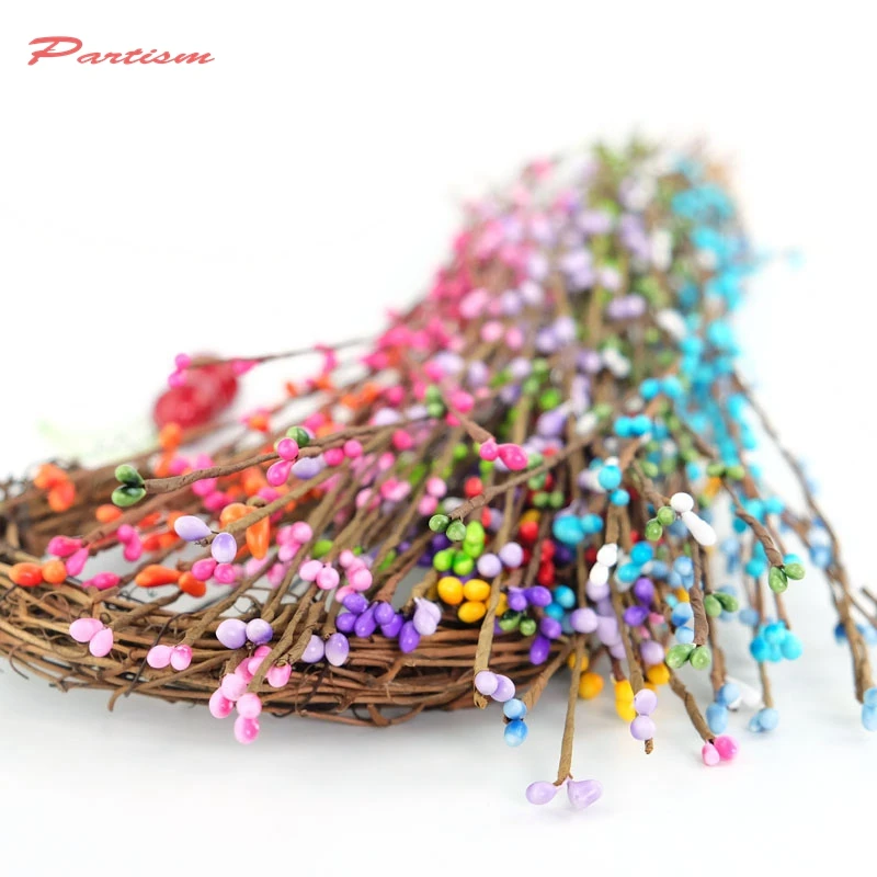 10pcs-65-centimetri-Stame-Perle-artificiali-Rami-di-fiori-Corona-di ...