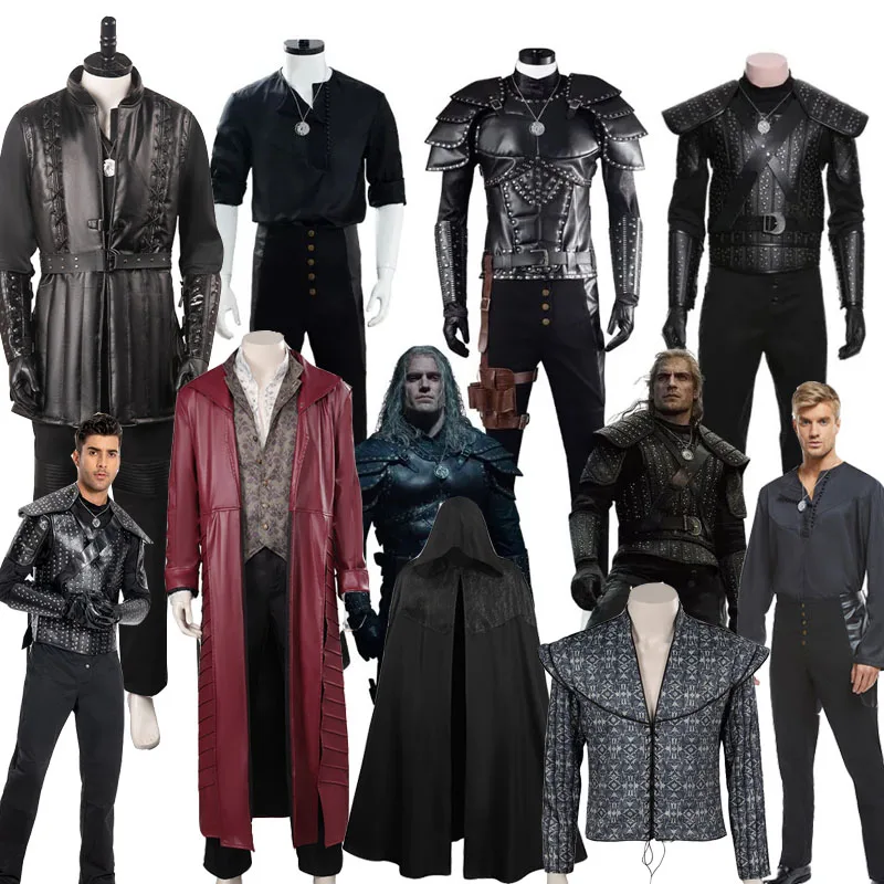 Geralt-of-Rivia-Jaskier-Cos-Dandelion-Cosplay-Costume-Shirt-Vest-Pants ...