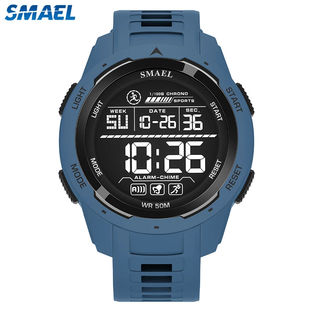 SMAEL-Fashion-Sports-Watches-Men-Multi-functional-Alarm-Silicone-Clock ...