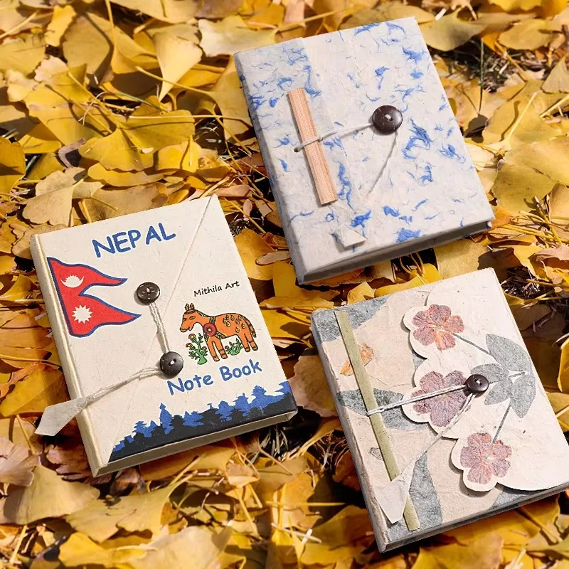 Nepal Handmade Loca Paper Pocket Notebook Small Fresh for School ...